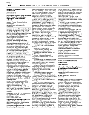 Fillable Online gpo ACTION: Notice and request for - gpo Fax Email Print - pdfFiller