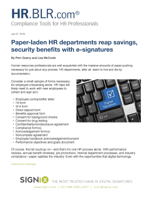 Fillable Online Paper-laden HR departments reap savings, Fax Email ...