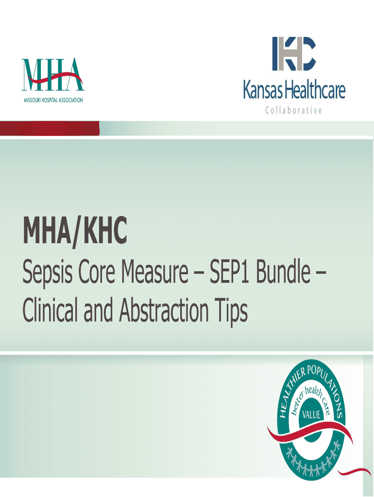 Fillable Online Sepsis Core Measure SEP1 Bundle Fax Email Print - pdfFiller