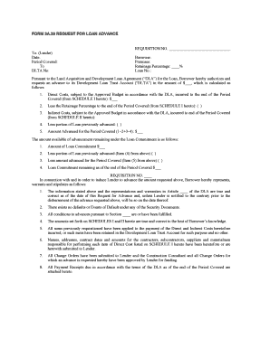 Fillable Online 29 REQUEST FOR LOAN ADVANCE Fax Email Print - pdfFiller