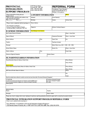 Fillable Online Referral Pkg.doc Fax Email Print - pdfFiller