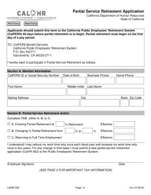 Fillable Online calhr ca Applicants should submit this form to the ...
