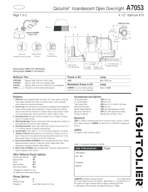 Fillable Online 4 1/2 Aperture A19 Fax Email Print - pdfFiller