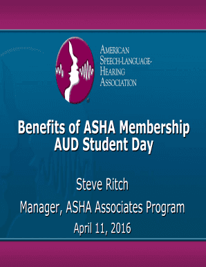 Asha Membership Profile: Highlights And Trends – PCETSK