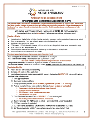 Fillable Online American Indian Education Fund Fax Email Print - pdfFiller