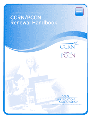 Fillable Online ccrn/pccn renewal handbook - Amazon Web Services Fax ...