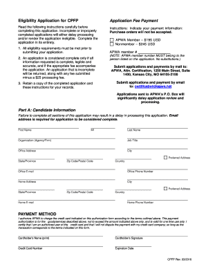 Fillable Online apwa Certified Public Fleet Professional Eligibility ...