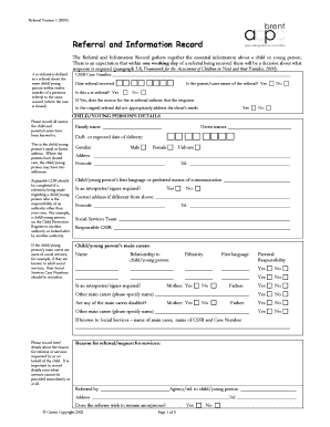 Fillable Online media inzu Brent Referral Form.DOC - media inzu Fax Email Print - pdfFiller