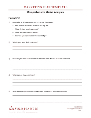 Fillable Online Comprehensive Market Analysis - darcieharris.com Fax ...