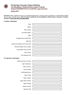 Fillable Online med fsu Florida State University College of Medicine ... - med fsu Fax Email ...