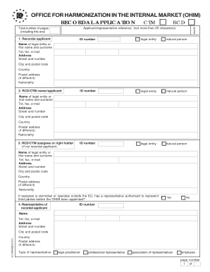 Fillable Online recordal request. recordal request Fax Email Print ...