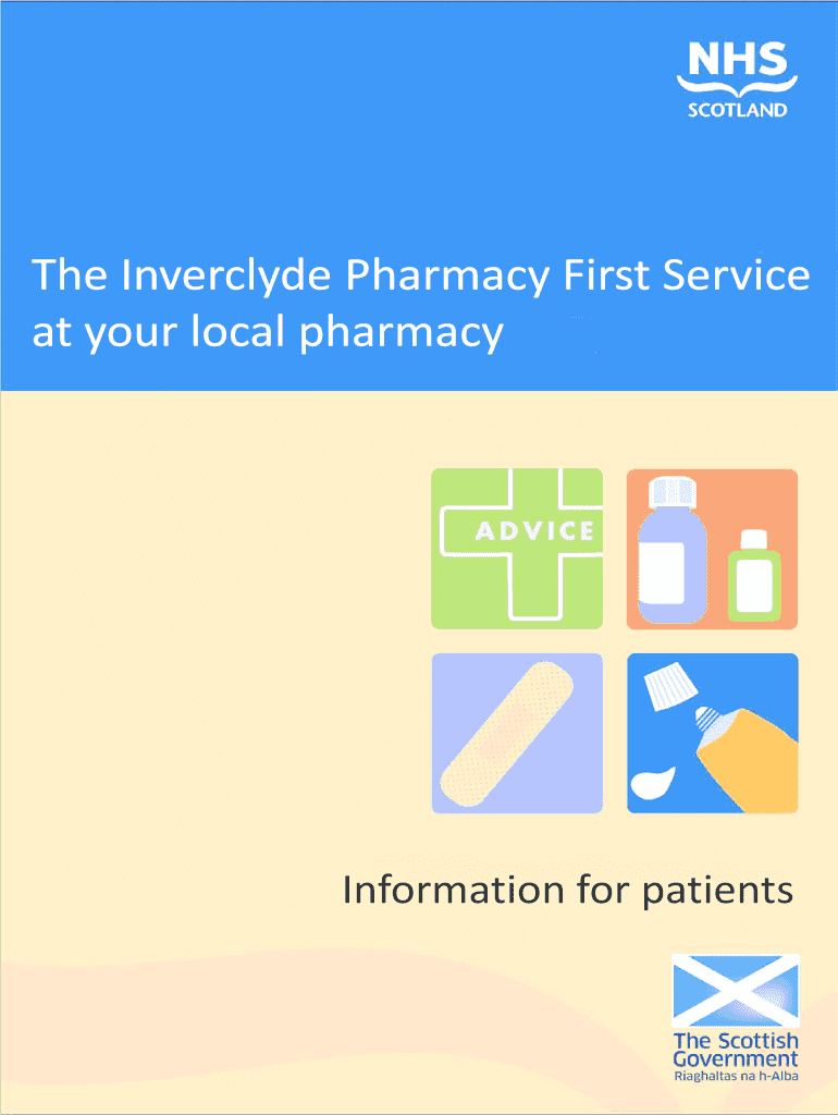 Fillable Online ggcprescribing org The Inverclyde Pharmacy First ...