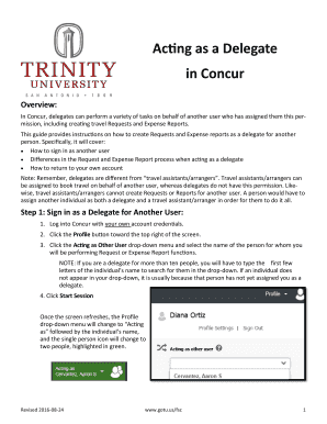 Fillable Online Acting as a Delegate Fax Email Print - pdfFiller