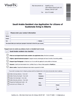 Fillable Online saudi-arabia visahq Saudi Arabia Visa Application for ...