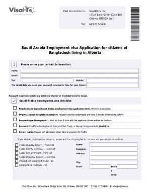 Fillable Online saudi-arabia visahq Saudi Arabia Employment visa ...