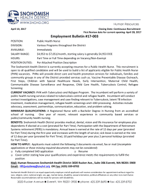 Fillable Online snohd TB Letterhead template Fax Email Print - pdfFiller