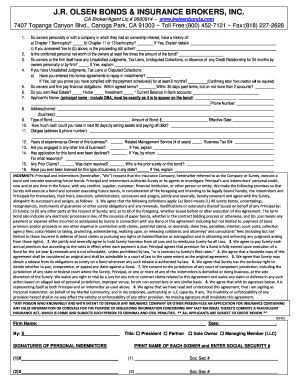 Fillable Online LICENSE, PERMIT AND MISCELLANEOUS BOND APPLICATION Fax Email Print - pdfFiller