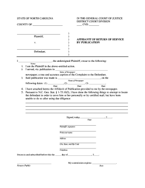 Fillable Online Pro Se Custody - Affidavit of ROS for Publication.doc ...