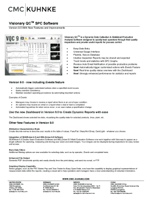 Fillable Online Visionary QCTM SPC Software Fax Email Print - pdfFiller