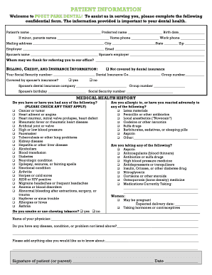Fillable Online . Health History Form Fax Email Print - pdfFiller