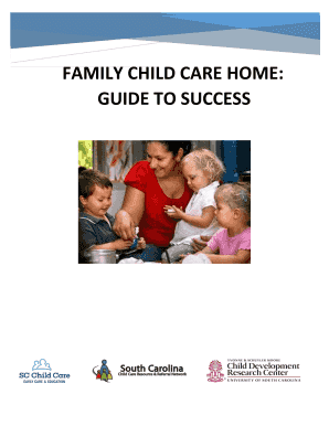 Fillable Online scchildcare Family Child Care Home: guide to success ...