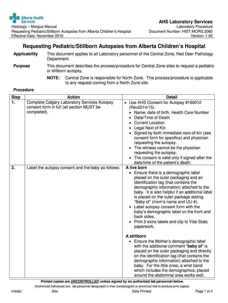 Fillable Online Histology Morgue Manual Fax Email Print - pdfFiller