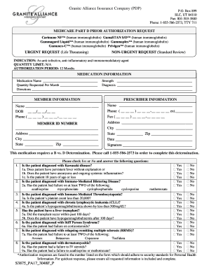 Fillable Online Gamunex-C Criteria Form Fax Email Print - pdfFiller