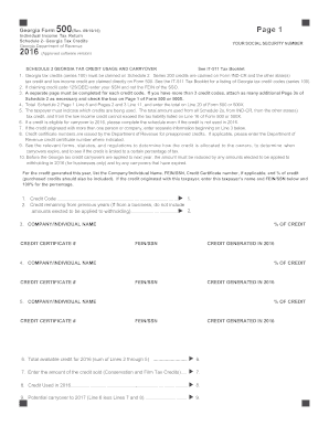 Fillable Online ga schedule 1 - Mr Bt Tt Fax Email Print - pdfFiller