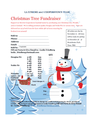 Fillable Online Christmas Tree Fundraiser Fax Email Print - pdfFiller