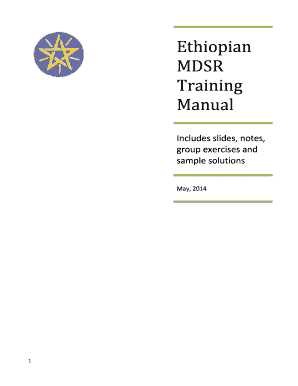 Fillable Online mdsr-action Ethiopian MDSR Training Manual. Includes ...
