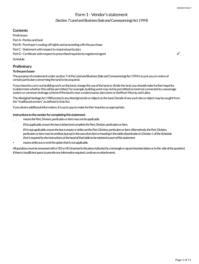 Fillable Online Form 1 - Brenton Ward Real Estate Fax Email Print - pdfFiller