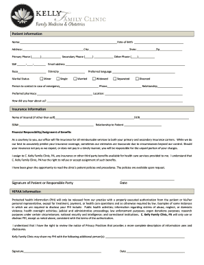 Fillable Online Name: Date of Birth Fax Email Print - pdfFiller