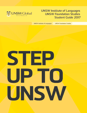 Fillable Online STEP UP TO - ufs.unsw.edu.au Fax Email Print - pdfFiller