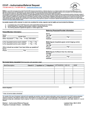 Fillable Online Medical Request for Authorization - Referral 2 Fax ...