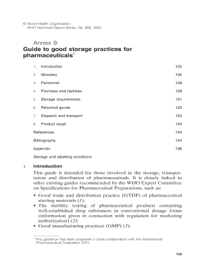 Fillable Online Guide to good storage practices for Fax Email Print ...