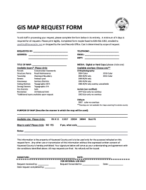 Map Request Form - Fill Online, Printable, Fillable, Blank | pdfFiller