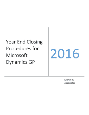 Fillable Online Year End Closing Fax Email Print - pdfFiller
