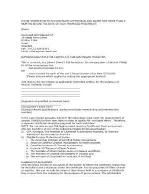 Fillable Online Sample Accountants Certificate Fax Email Print - pdfFiller