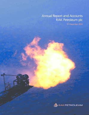 Fillable Online RAK Petroleum plc Fax Email Print - pdfFiller