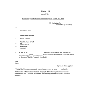 Fillable Online iphnewdelhi Application Form for Seeking Information ...