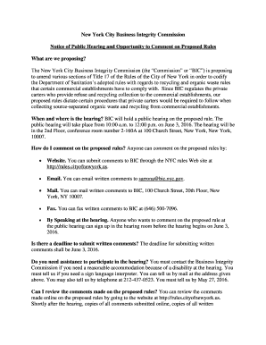 Fillable Online New York City Business Integrity Commission Fax Email ...