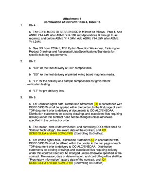 Fillable Online pklunx hill af Continuation of DD Form 1423-1, Block 16 ...