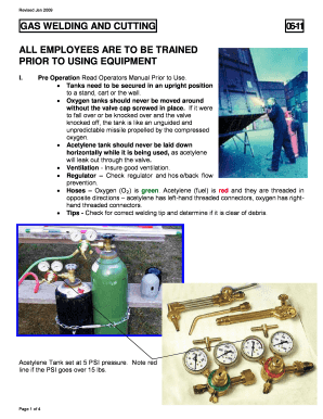 Fillable Online oregon GAS WELDING AND CUTTING - oregon Fax Email Print ...