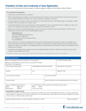 Fillable Online and Continuity of Care Fax Email Print - pdfFiller