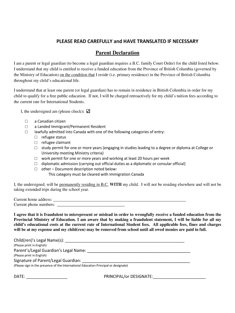 Fillable Online PLEASE READ CAREFULLY and HAVE TRANSLATED IF NECESSARY Fax Email Print - pdfFiller