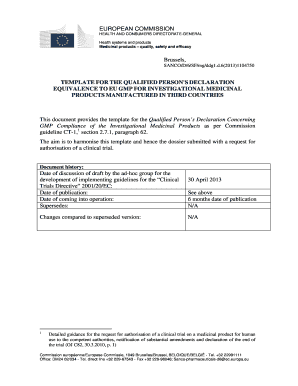 Gmp Declaration Letter - Fill Online, Printable, Fillable, Blank ...
