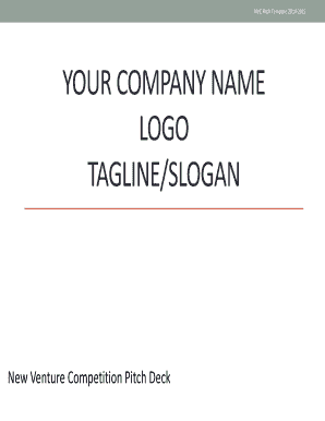 startup elevator pitch examples Forms and Templates - Fillable ...