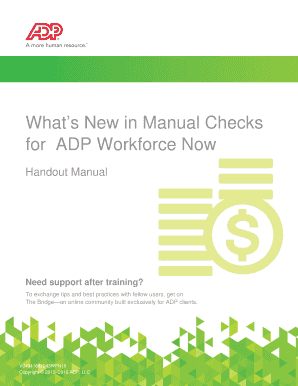Fillable Online What's New in Manual Checks for ADP Workforce Now ...