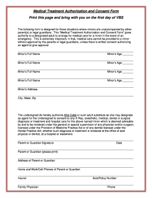 Fillable Online stilwellumc VBS Medical Release Form - stilwellumc.org ...