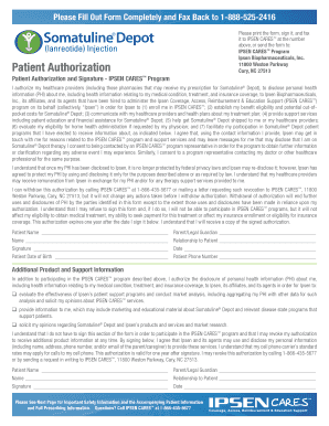 Fillable Online needymeds Patient Authorization - NeedyMeds Fax Email ...